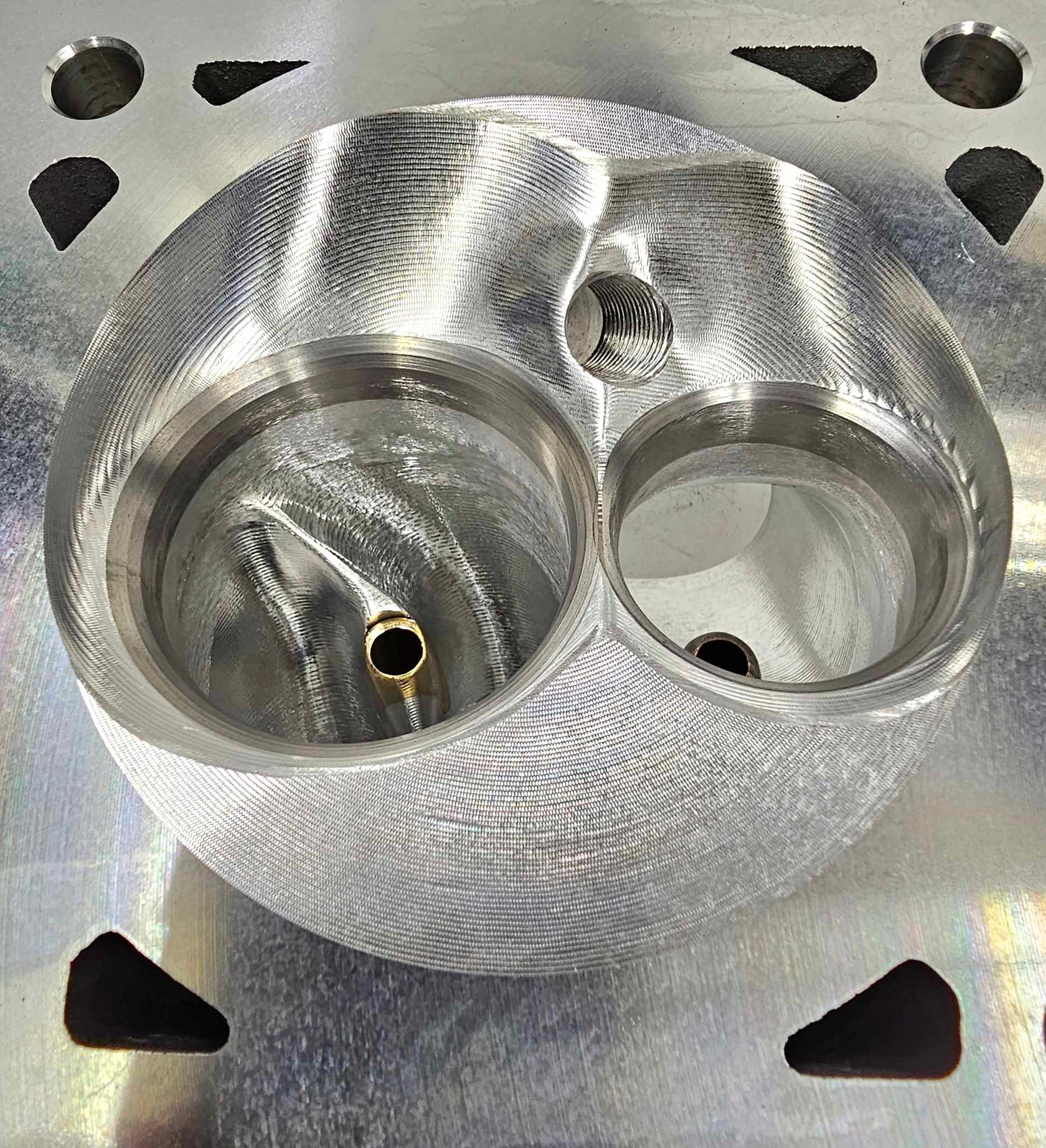 Hydraulic Roller 4.125 " Bore LS7 Heads suit OEM style Rocker Gear ...